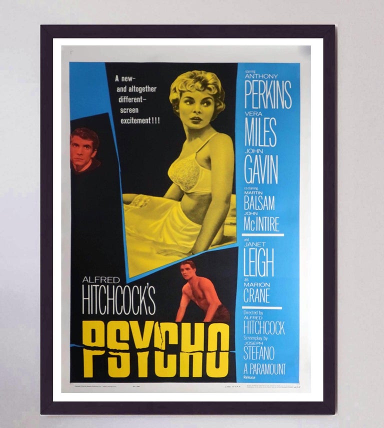 Psycho, Original-Vintage-Poster, 1960 im Angebot bei 1stDibs