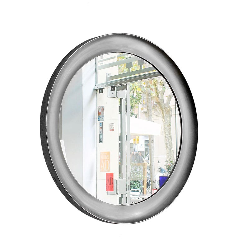 1960´s Narciso mirror by Sergio Mazza, aluminium frame - Italy For Sale ...