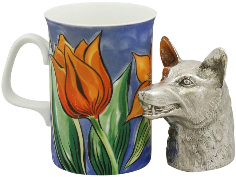 William Comyns and Sons Ltd 1960 Vintage Sterling Silver Fox Lighter ...