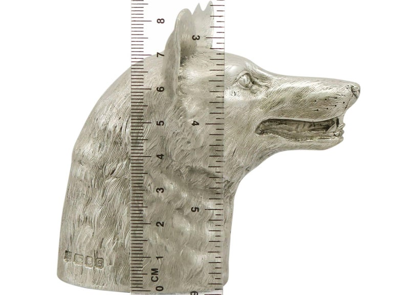 William Comyns and Sons Ltd 1960 Vintage Sterling Silver Fox Lighter ...