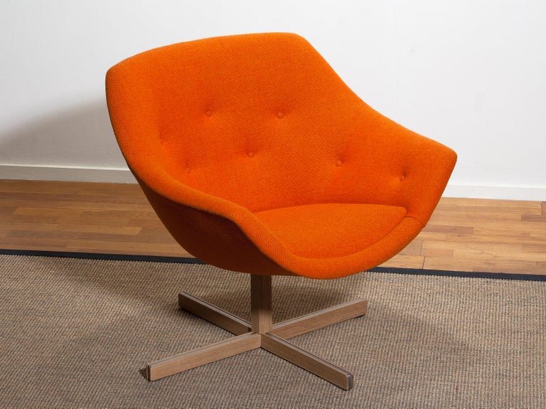 1960s, 1 'Mandarini' Swivel Armchair by Carl Gustaf Hiort and Nanna ...