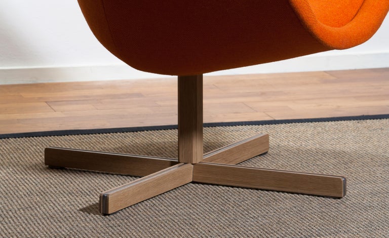 1960s, 1 'Mandarini' Swivel Armchair by Carl Gustaf Hiort and Nanna ...