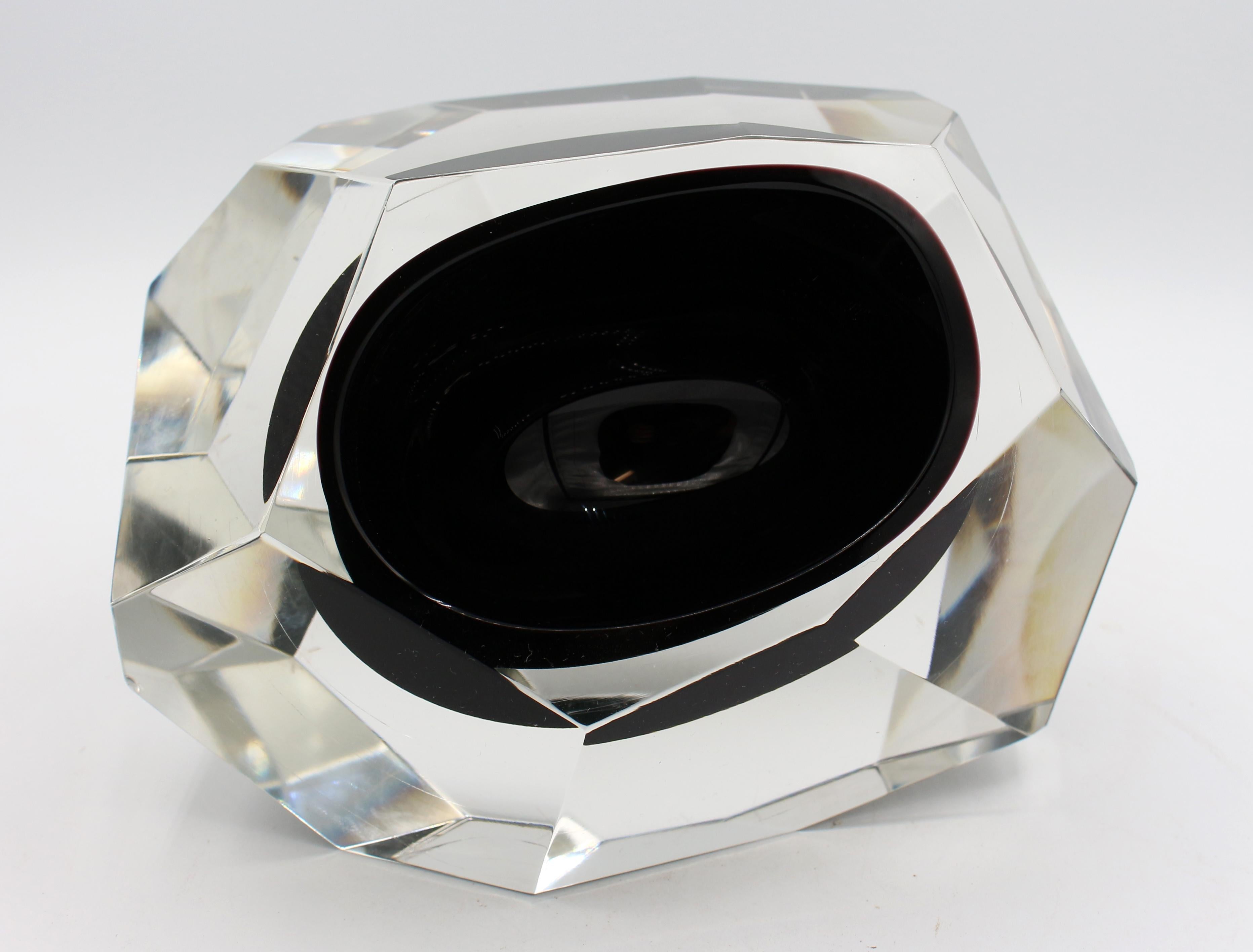 1960s-70s Mid-Century Modern Crystal Bowl at 1stDibs