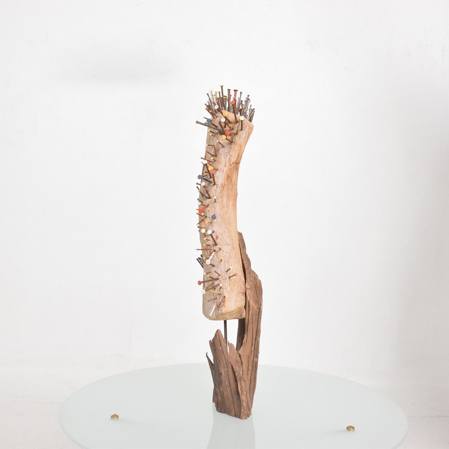 1960s Abstract Sculpture Modern Art Screaming Headache Driftwood Color ...