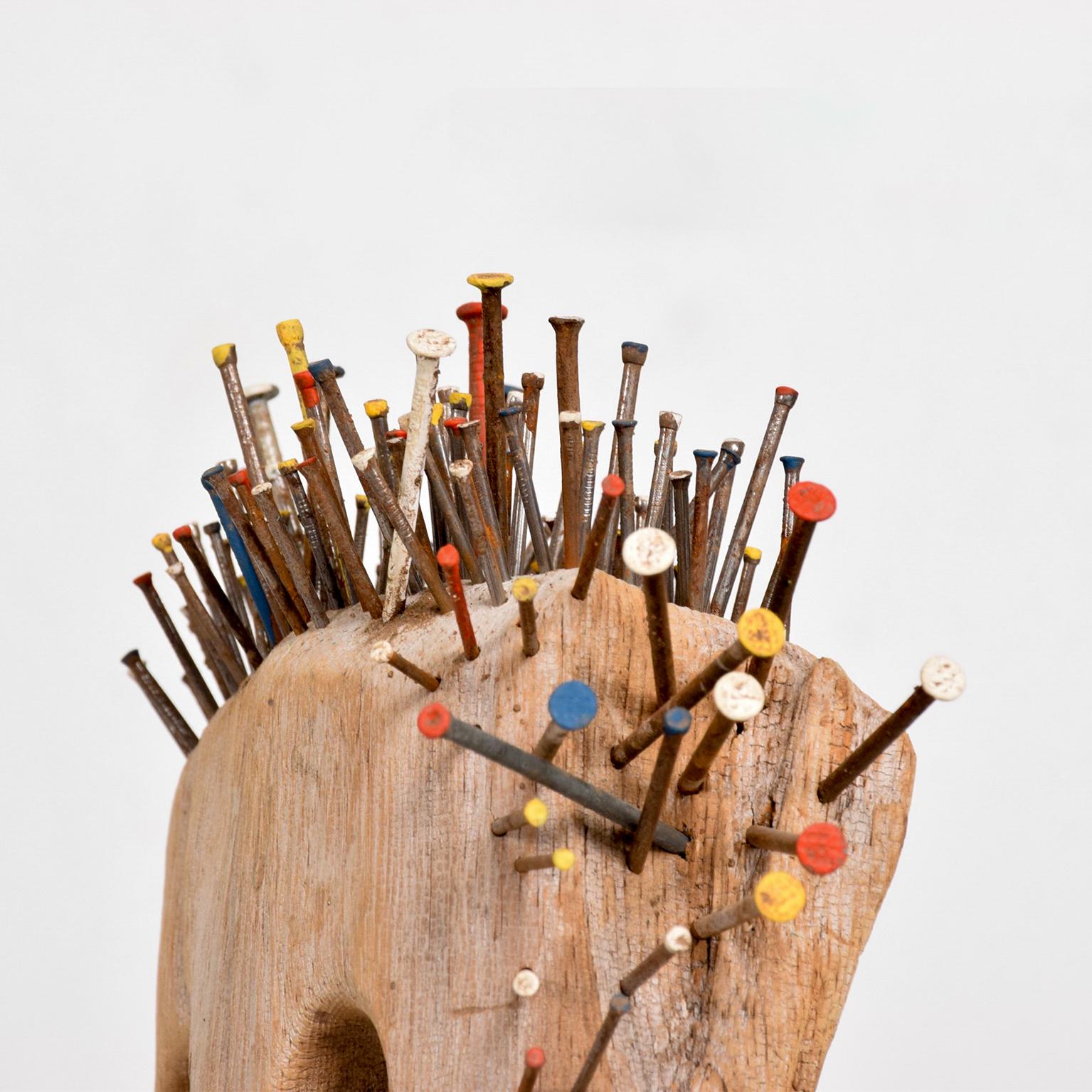 1960s Abstract Sculpture Modern Art Screaming Headache Driftwood Color ...