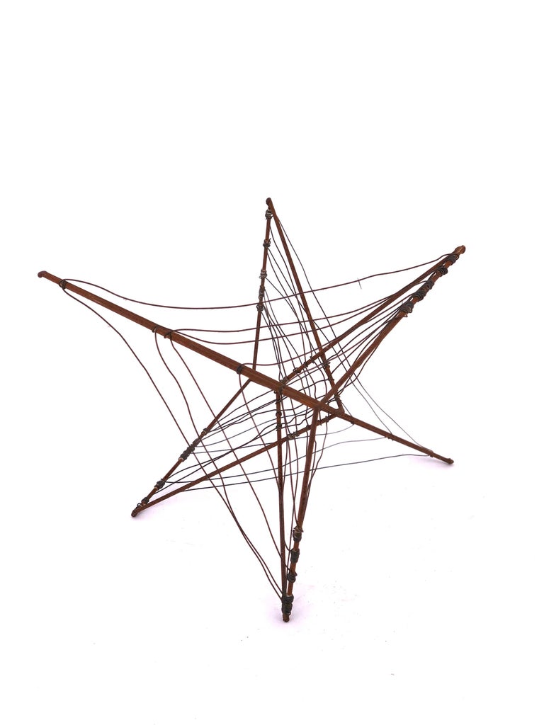 1960s Abstract String Wire Metal Kinetic Sculpture at 1stDibs