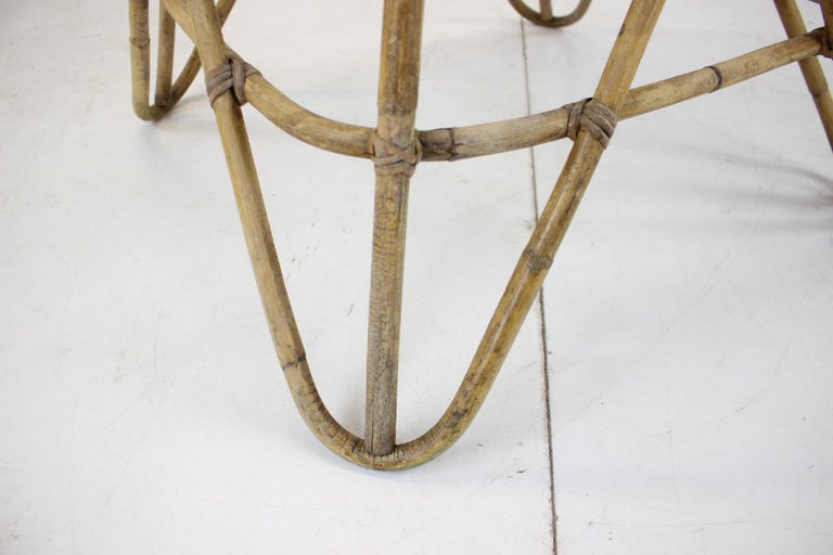 1960s Alan Fuchs Rattan Lounge Chair by Uluv, Czechoslovakia For Sale ...