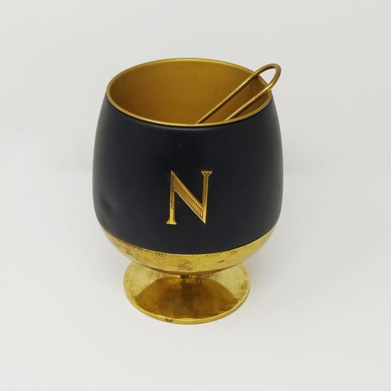 1960s, Aldo Tura Modern Italian Brass Cocktail Set for Napoleon Cognac ...