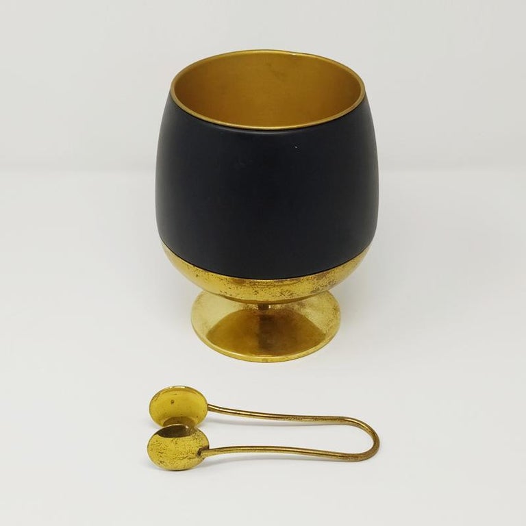 1960s, Aldo Tura Modern Italian Brass Cocktail Set for Napoleon Cognac ...