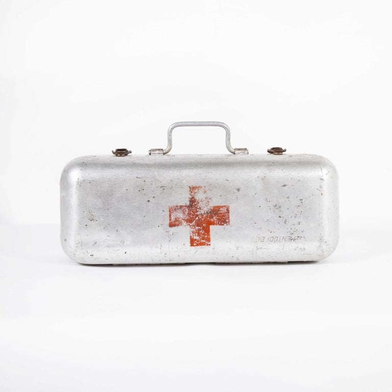 1960s Aluminium Red Cross Survival Rations Box at 1stDibs