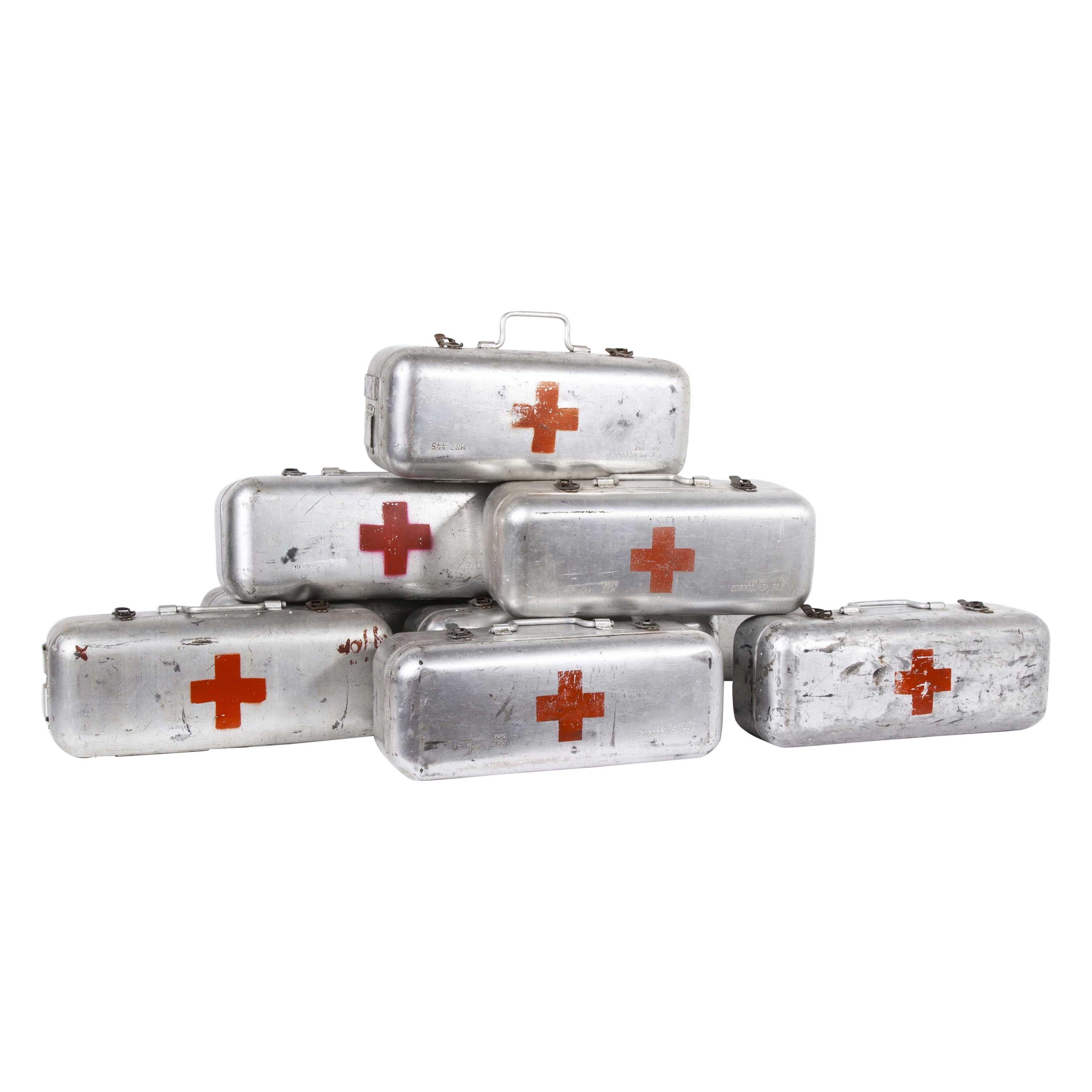 1960s Aluminium Red Cross Survival Rations Box at 1stDibs