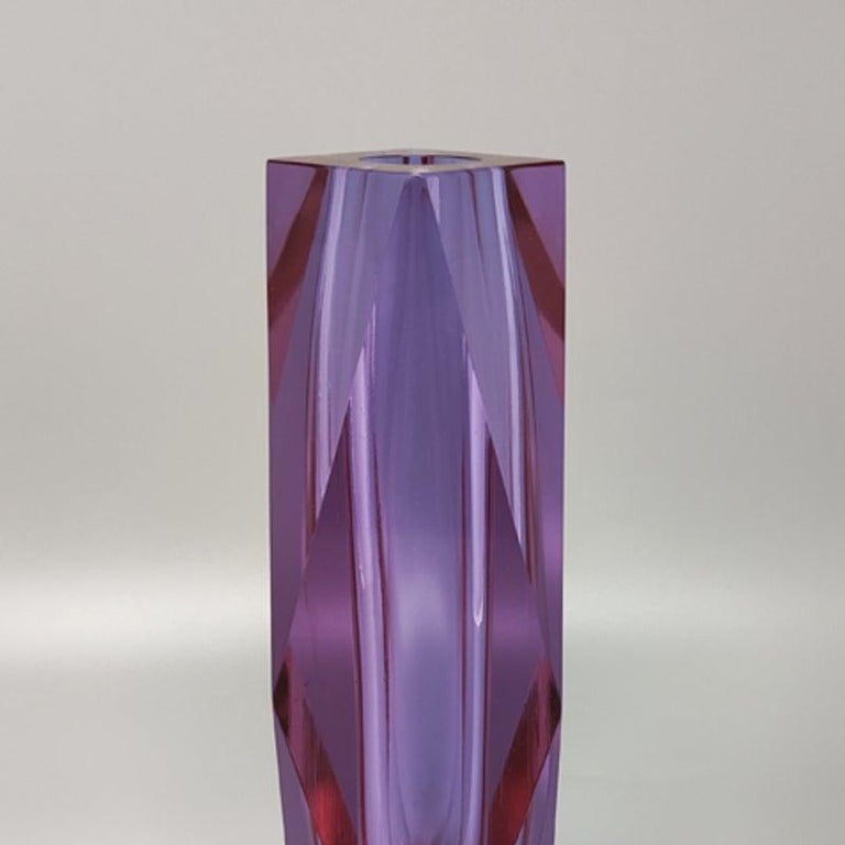 1960s Astonishing Rare Pink Vase By Flavio Poli for Seguso. Made in ...