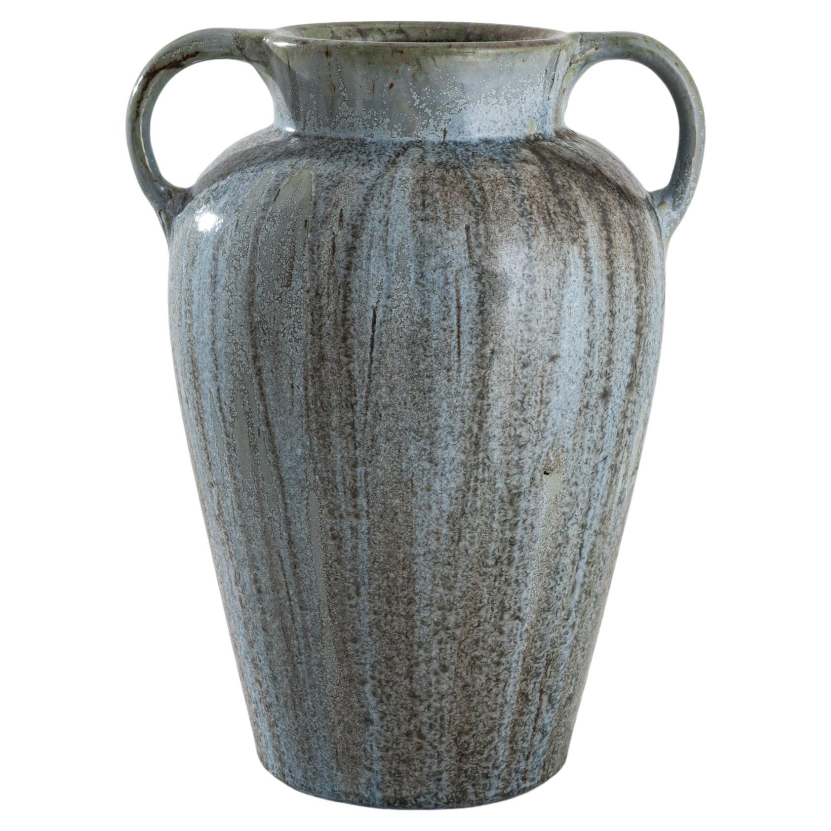 1960s Belgian Studio Pottery Vase For Sale at 1stDibs