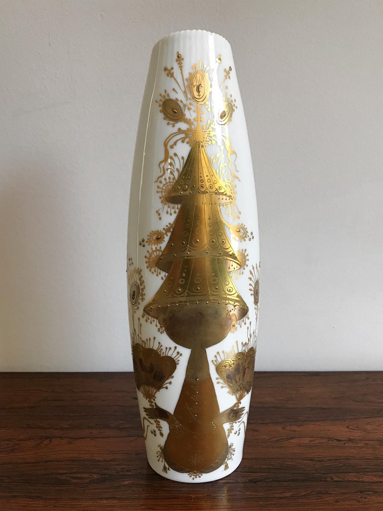 1960s Bjorn Wiinblad Porcelain Vases Set for Rosenthal Studio Linie at ...