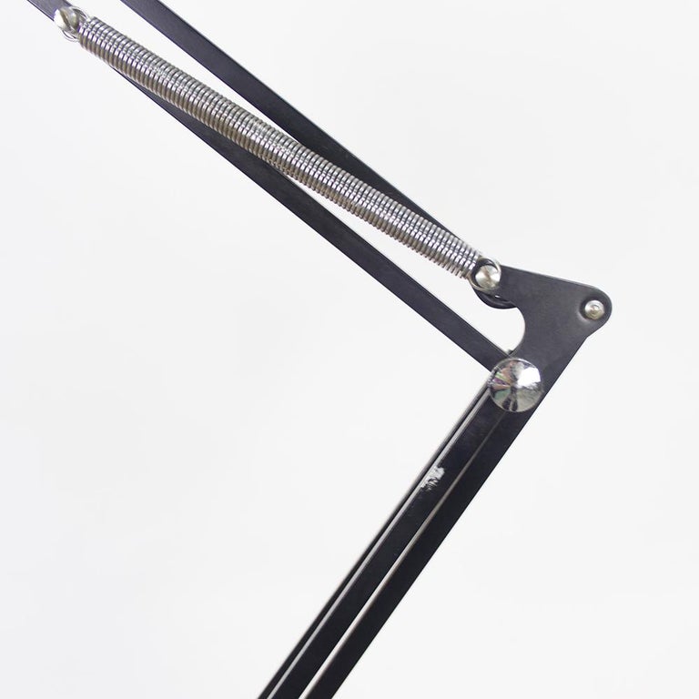 1960s Black Architect Table Mounting Lamp by Fase For Sale at 1stDibs