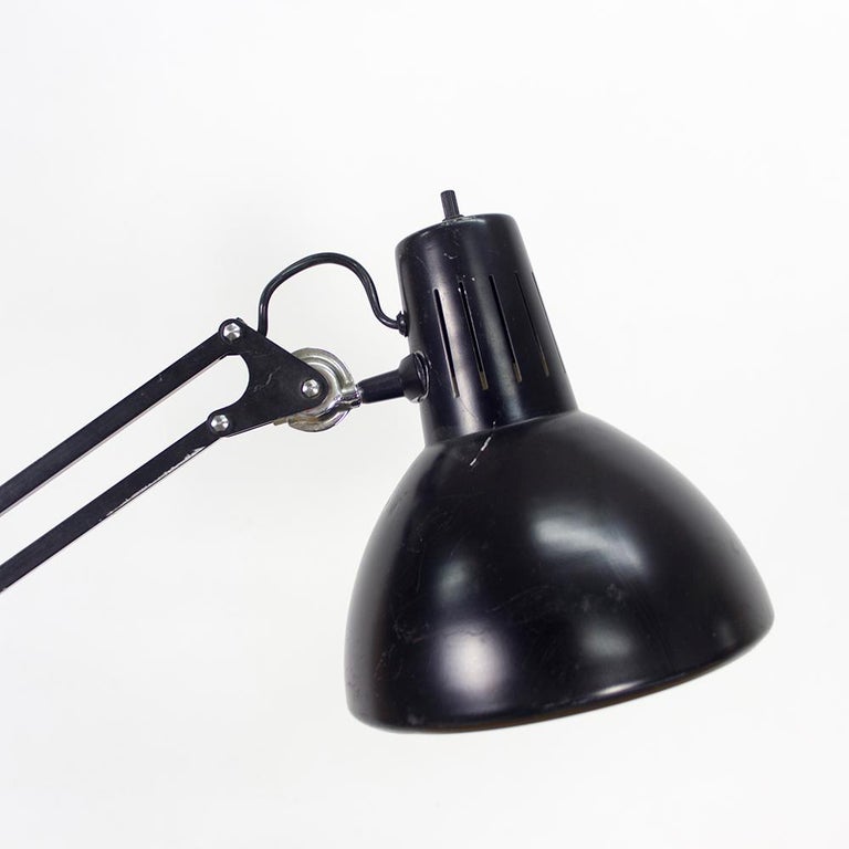 1960s Black Architect Table Mounting Lamp by Fase For Sale at 1stDibs