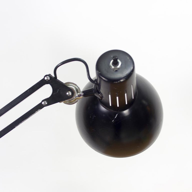 1960s Black Architect Table Mounting Lamp by Fase For Sale at 1stDibs