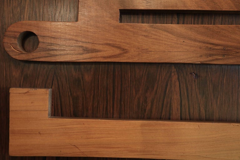 1960s Brazilian Jacaranda Wood Decorative Panel or Door at 1stDibs