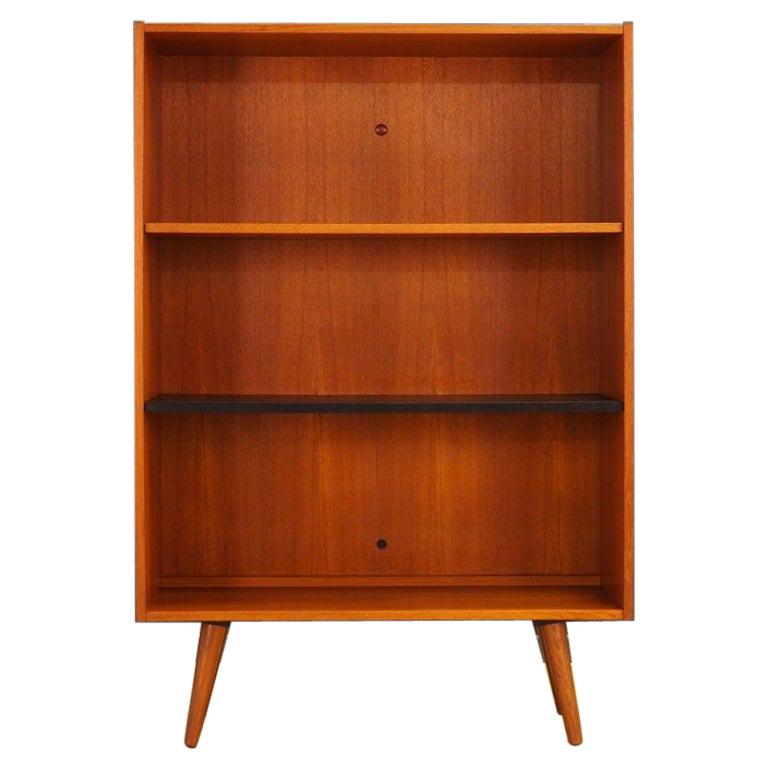 1960s Brown Bookcase Teak Scandinavian Design at 1stDibs