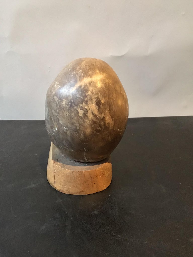 1960s Carved Marble Sculpture of a Rabbit at 1stDibs