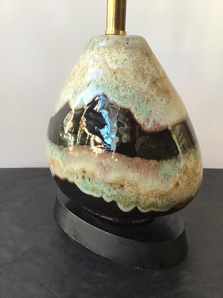 1960s Ceramic West German Lamp at 1stDibs