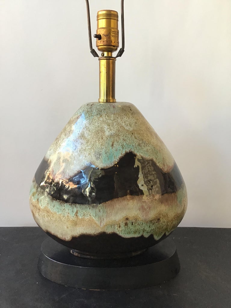 1960s Ceramic West German Lamp at 1stDibs