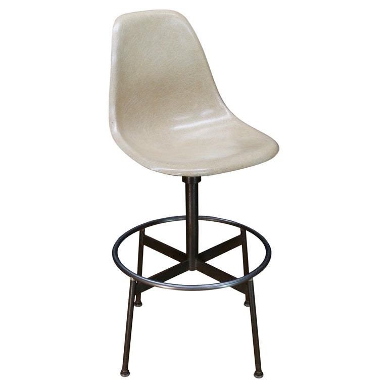 1960s Charles + Ray Eames Drafting Stool Herman Miller Mid-Century ...