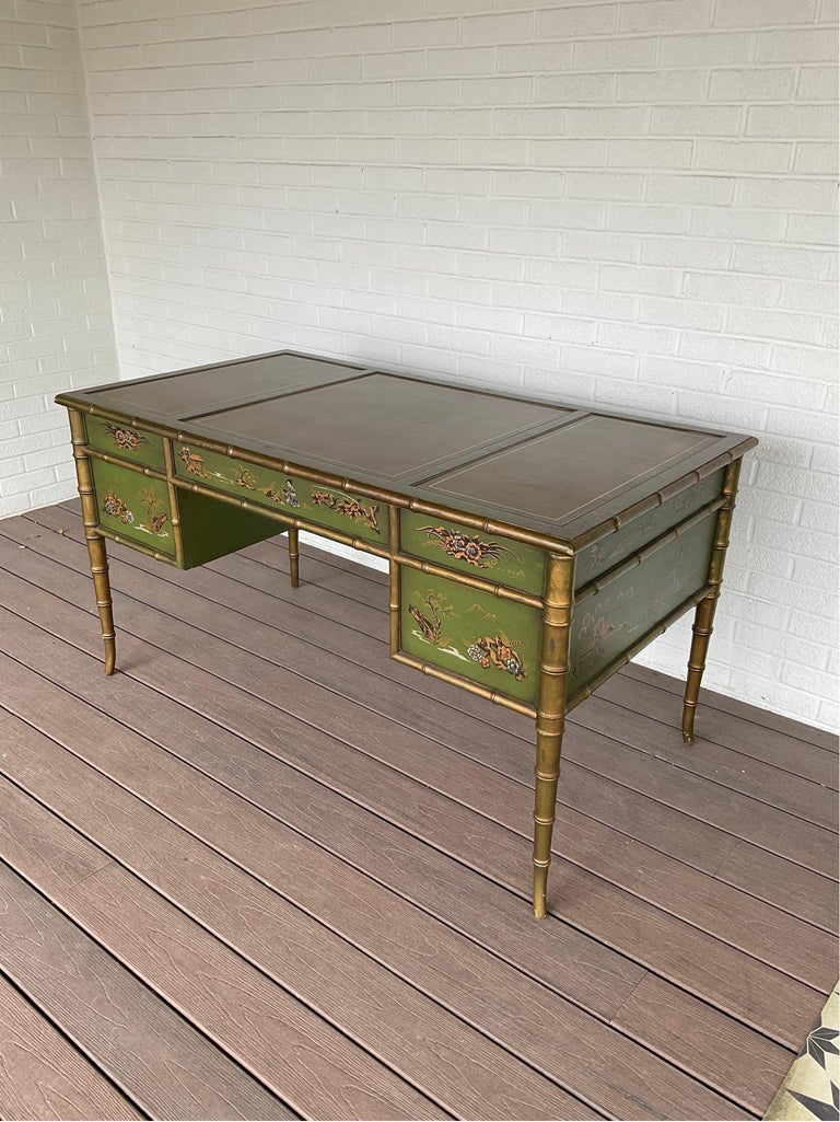 1960s Chinoiserie Desk from Drexel Heritage For Sale at 1stDibs