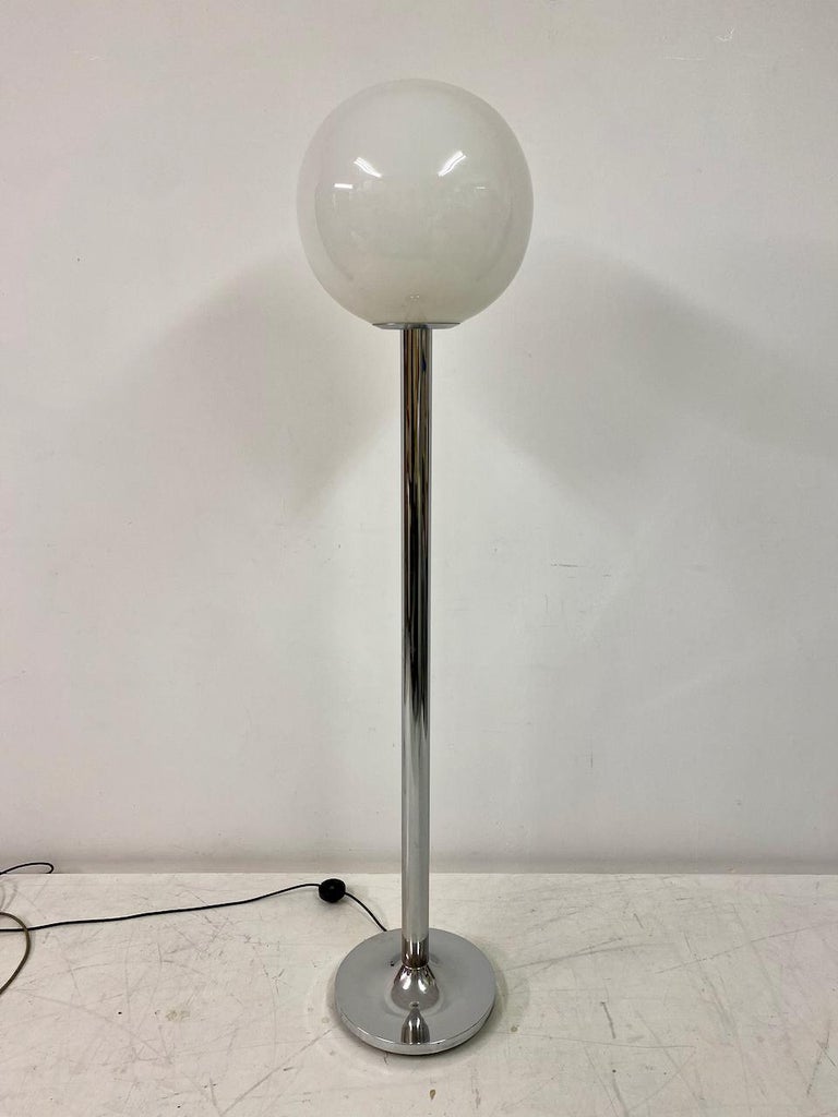 1960s Chrome Floor Lamp by Durlston Designs For Sale at 1stDibs
