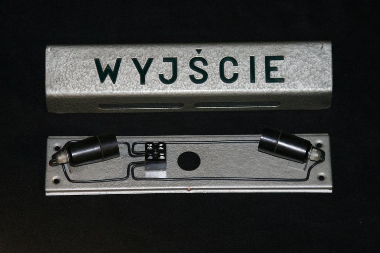 1960s Cinema Sign EXIT For Sale at 1stDibs