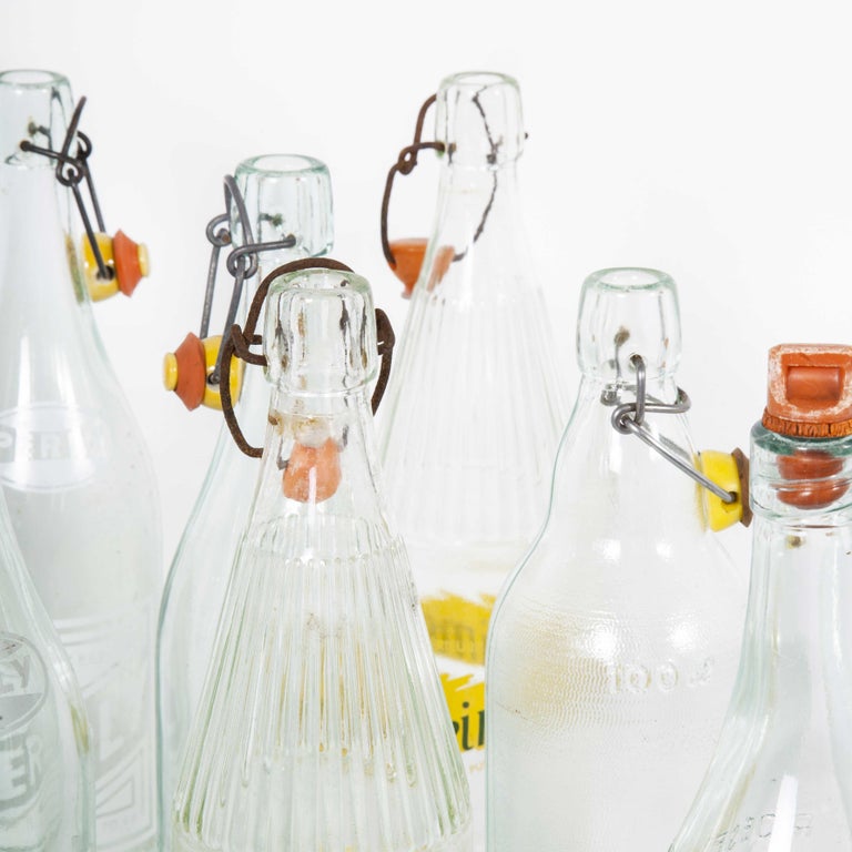 1960s Collection of French Decorative Soda Pop Bottles at 1stDibs