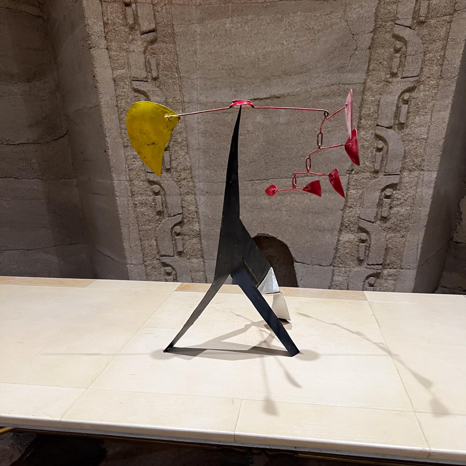 1960s Colorful Mobile Standing Abstract Sculpture Style Alexander ...