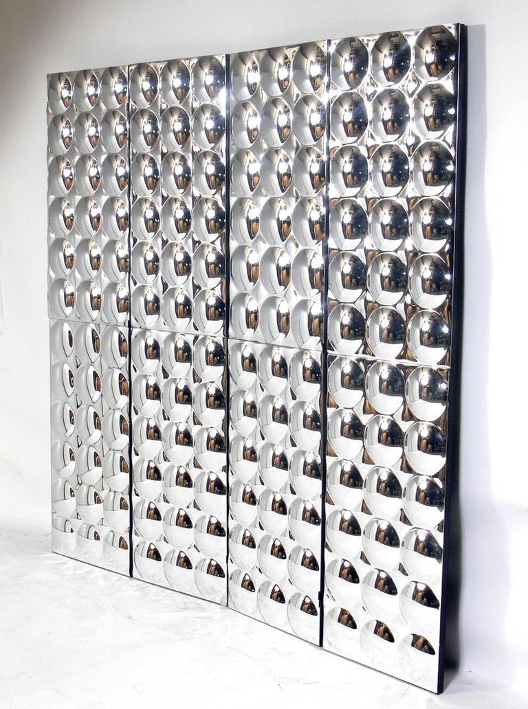 1960s Convex Bubble Mirror Screen at 1stDibs