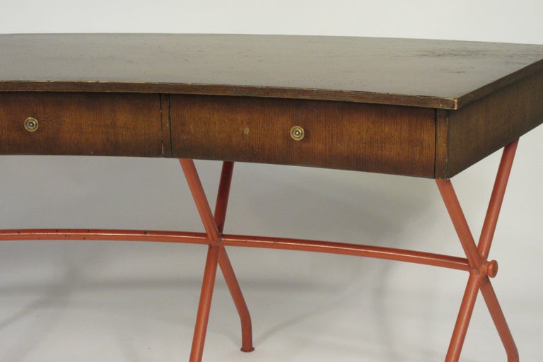 1960s Curved Writing Desk at 1stDibs