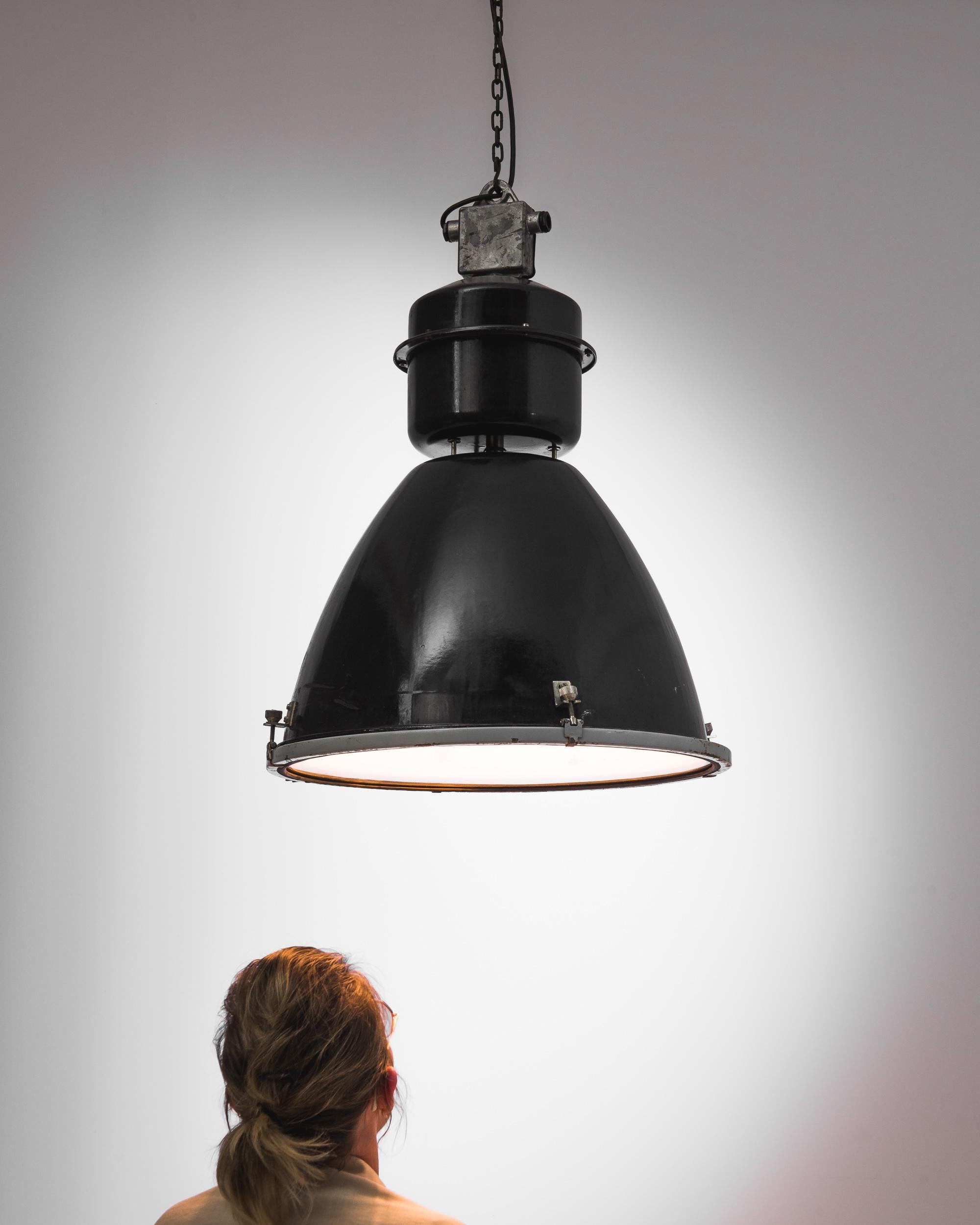 1960s Czech Industrial Pendant For Sale at 1stDibs
