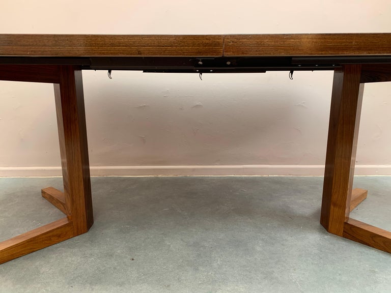 1960s Danish Heltborg Mobler Rosewood Pedestal Dining Table by John ...