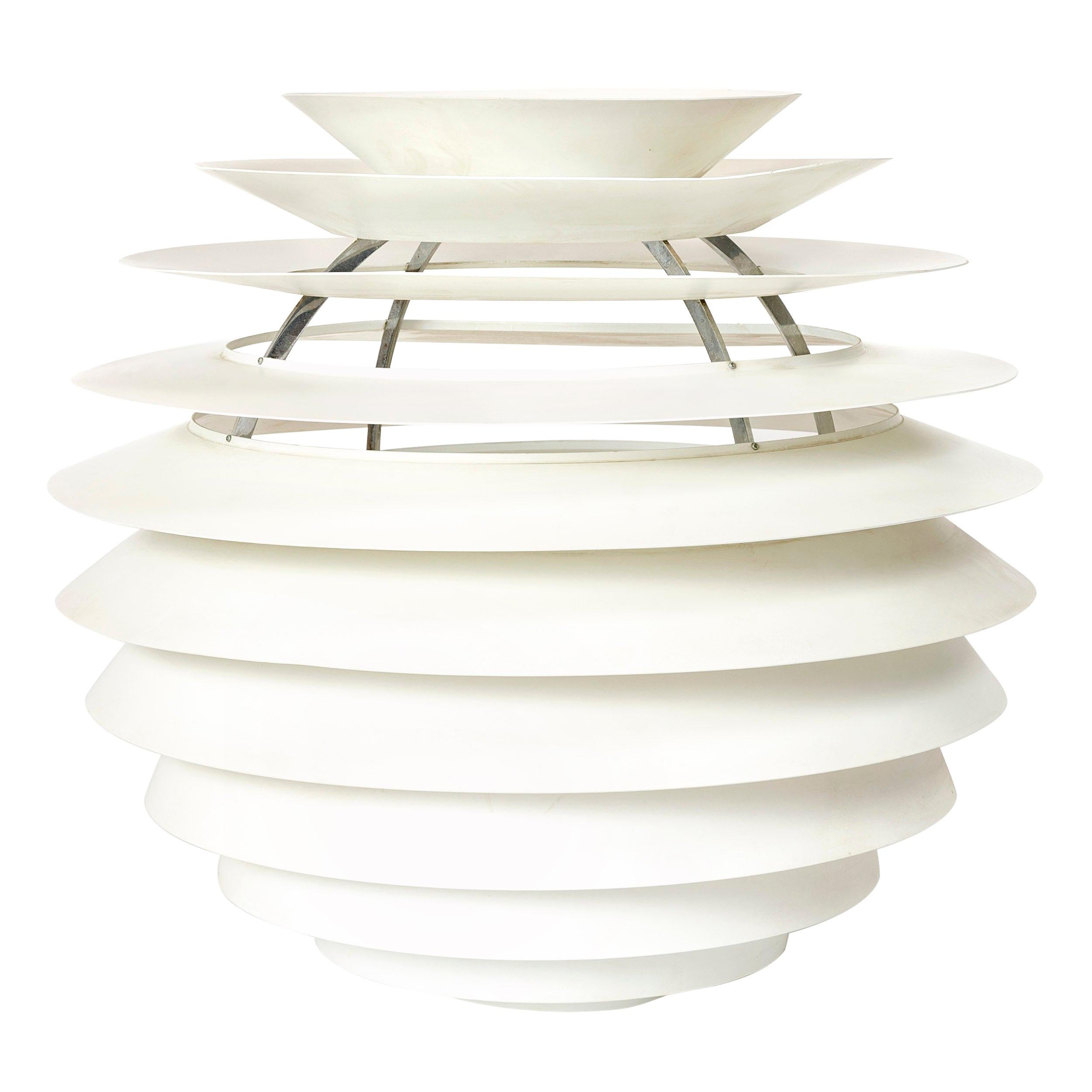 1960s Danish Louvre Pendant Lamp by Poul Henningsen for Louis Poulsen ...