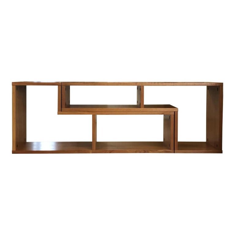 1960s Danish Modern Expandable Teak Bookcase, 2 Pieces For Sale at 1stDibs