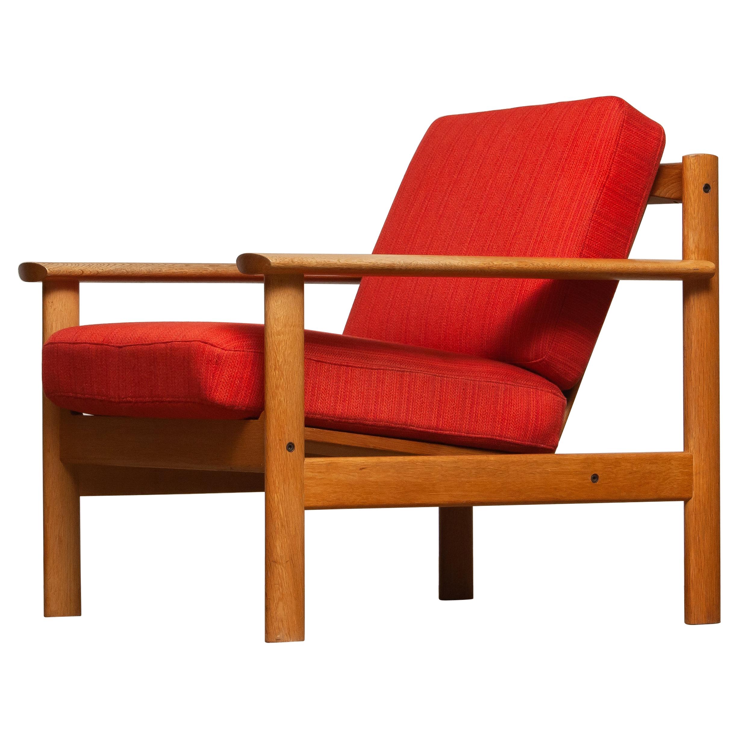 Beautiful Pair of Danish Modern Easy Chairs 1960s, New Upholstered at ...