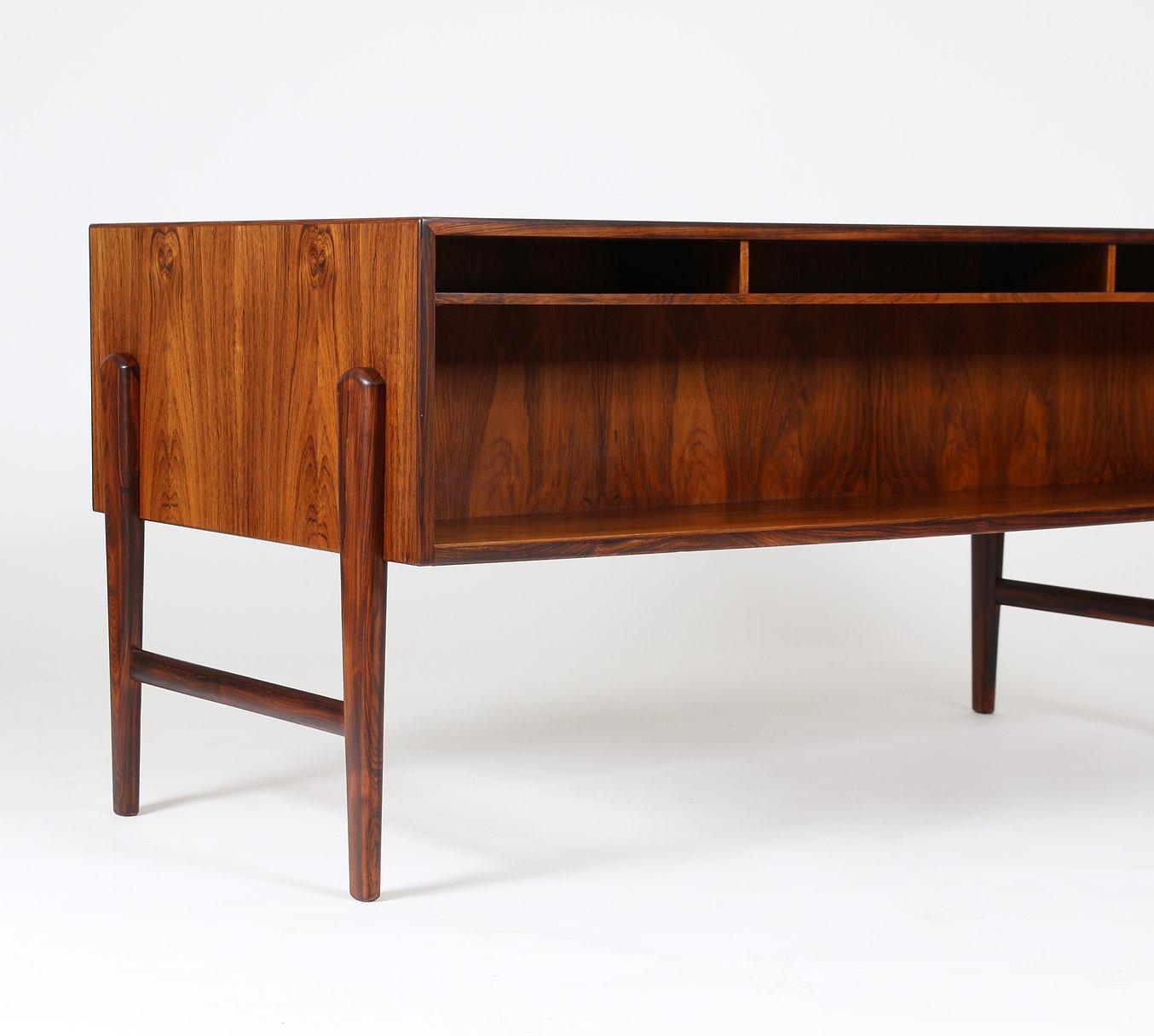 1960s Danish Rosewood Executive Desk by Christian Moller For Sale at ...