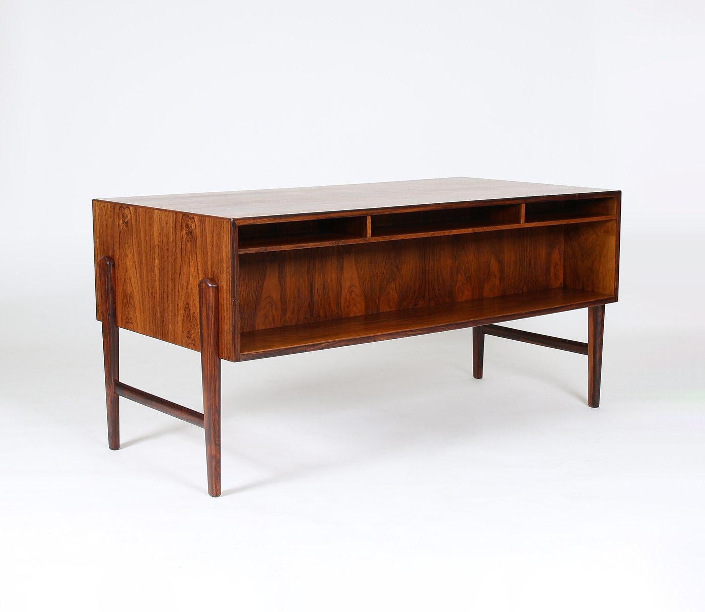 1960s Danish Rosewood Executive Desk by Christian Moller For Sale at ...