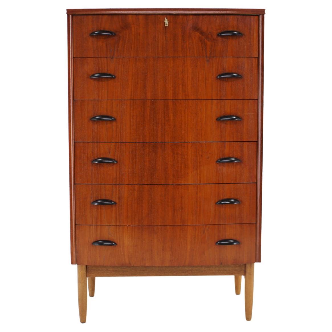 Danish Teak Chest of Drawers, 1970s For Sale at 1stDibs