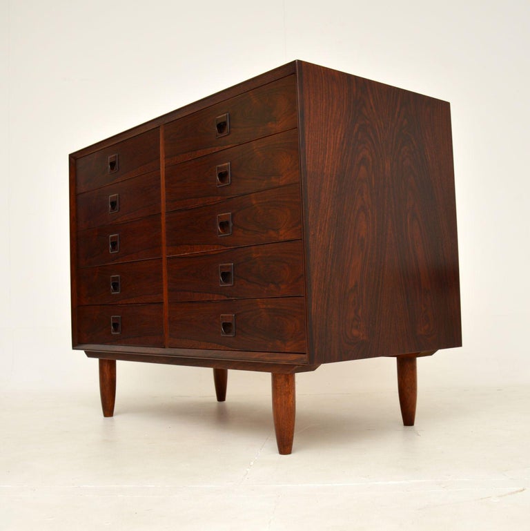 1960's Danish Vintage Chest of Drawers / Sideboard For Sale at 1stDibs