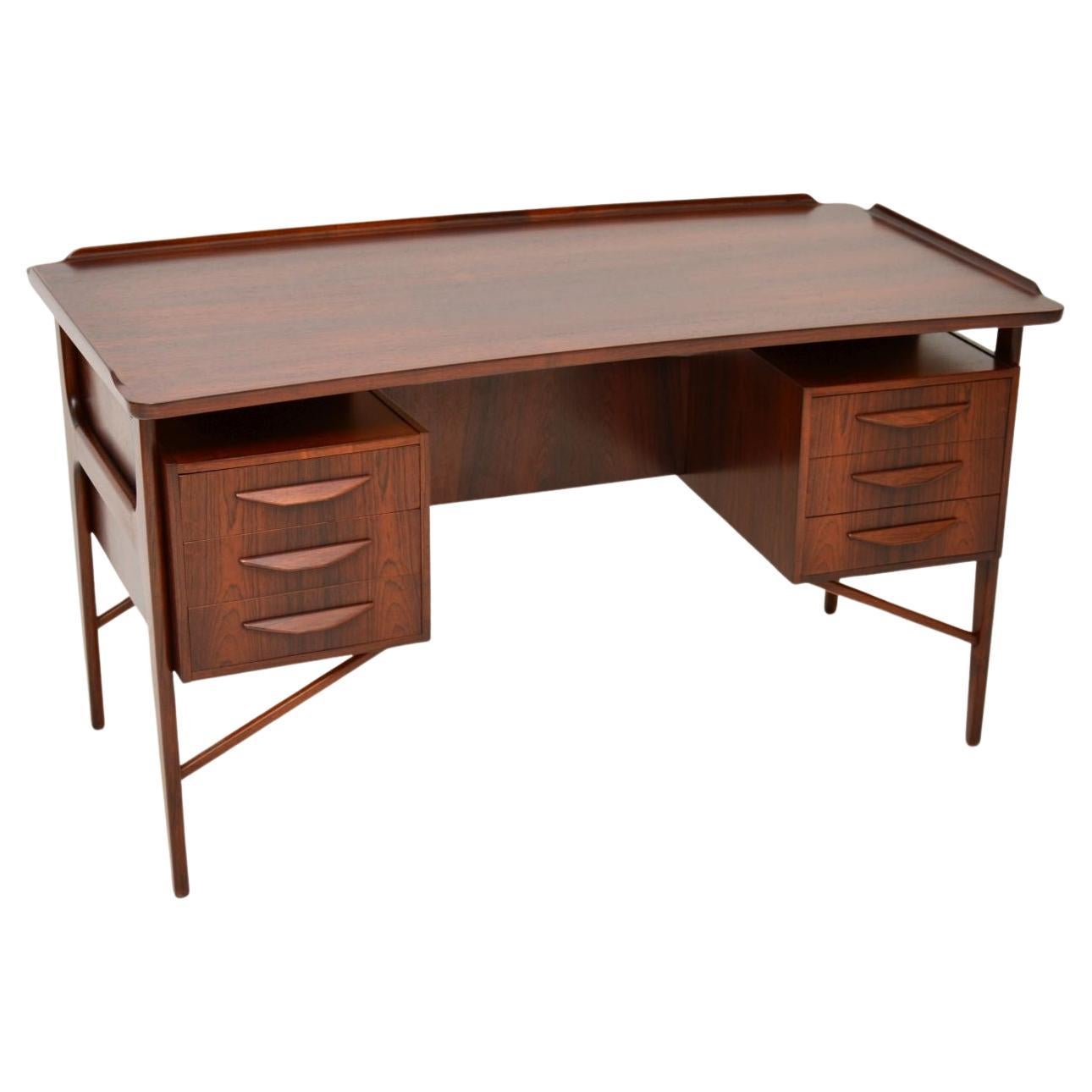 1960s Danish Desk in Teak by Svend Aage Madsen For Sale at 1stDibs