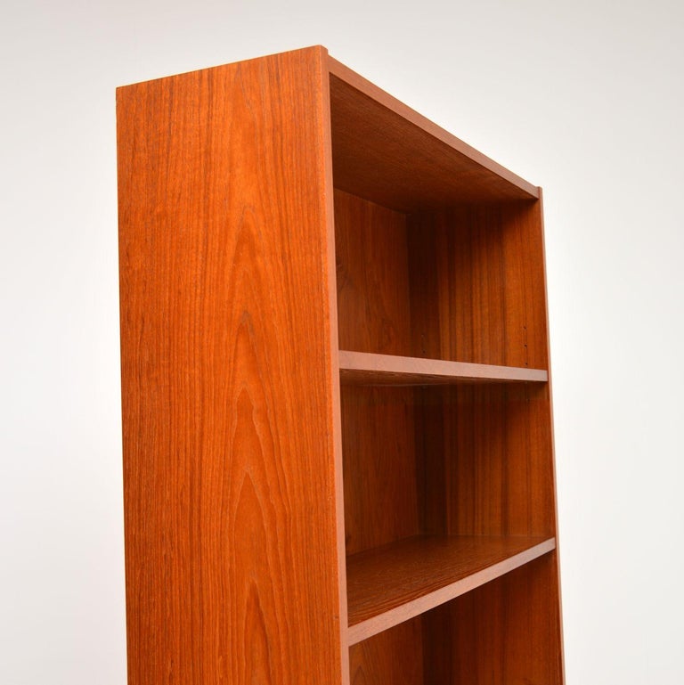 1960s Danish Vintage Teak Bookcase by N.P Nielsen at 1stDibs