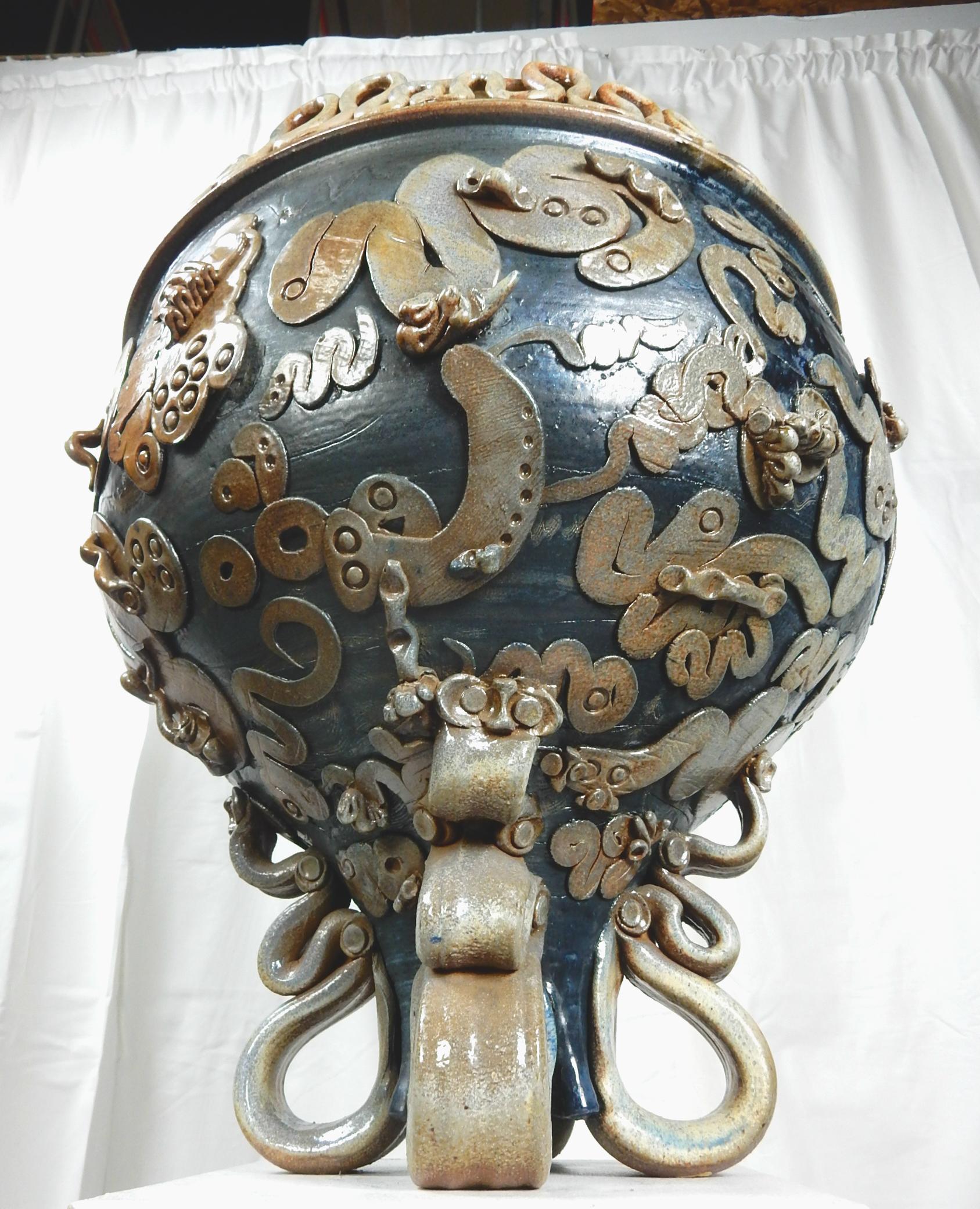 1960s Don Reitz Art Pottery Sculpture Vessel For Sale at 1stDibs | don ...