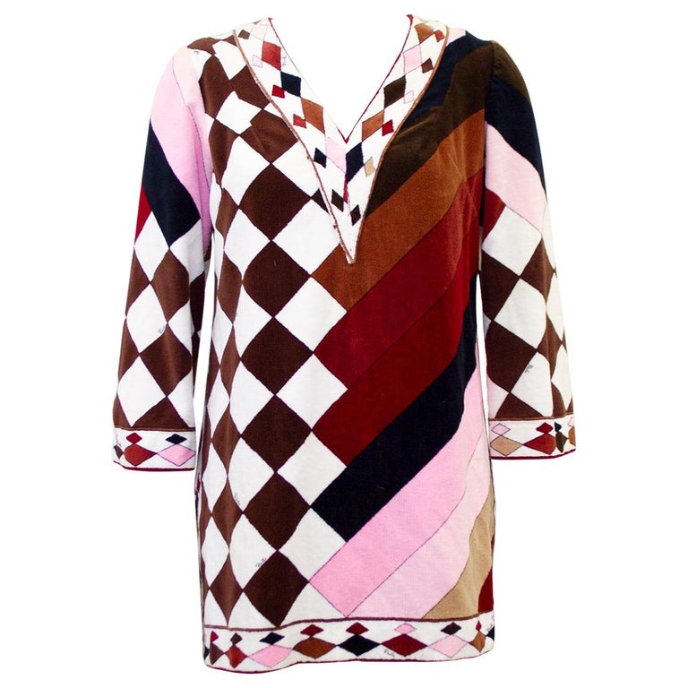 1960s Emilio Pucci Terry Velvet Tunic at 1stDibs