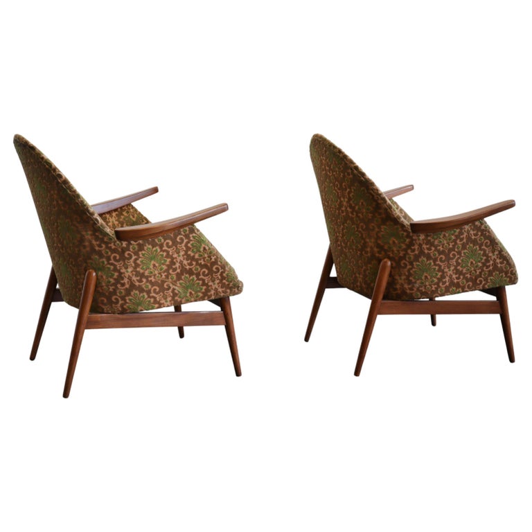 1960's European Arm Lounge Chairs at 1stDibs