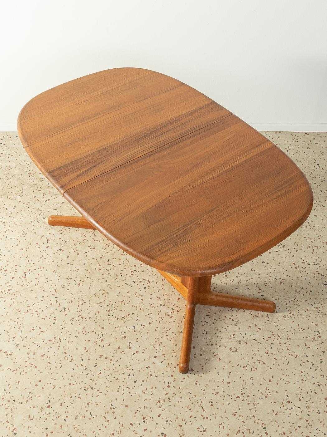 1960s extendable Dining Table by Niels Koefoed For Sale at 1stDibs