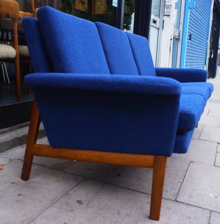 1960s Finn Juhl Hardwood Framed 'Jupiter' Sofa For Sale at 1stDibs
